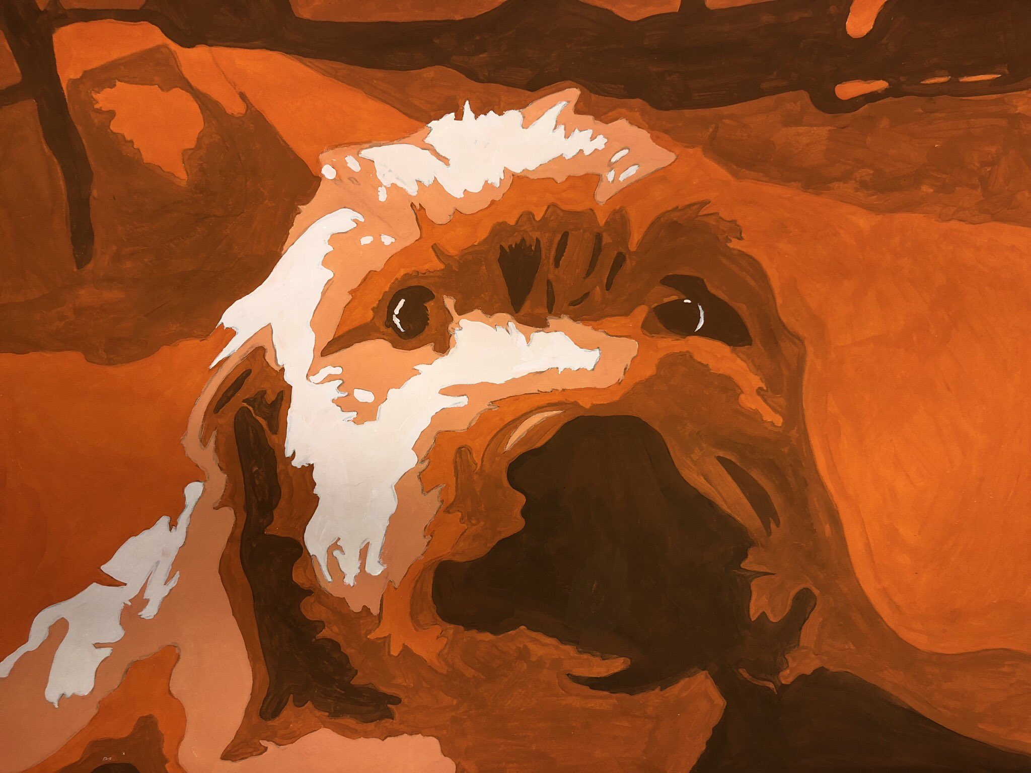 Monochromatic Animal Paintings