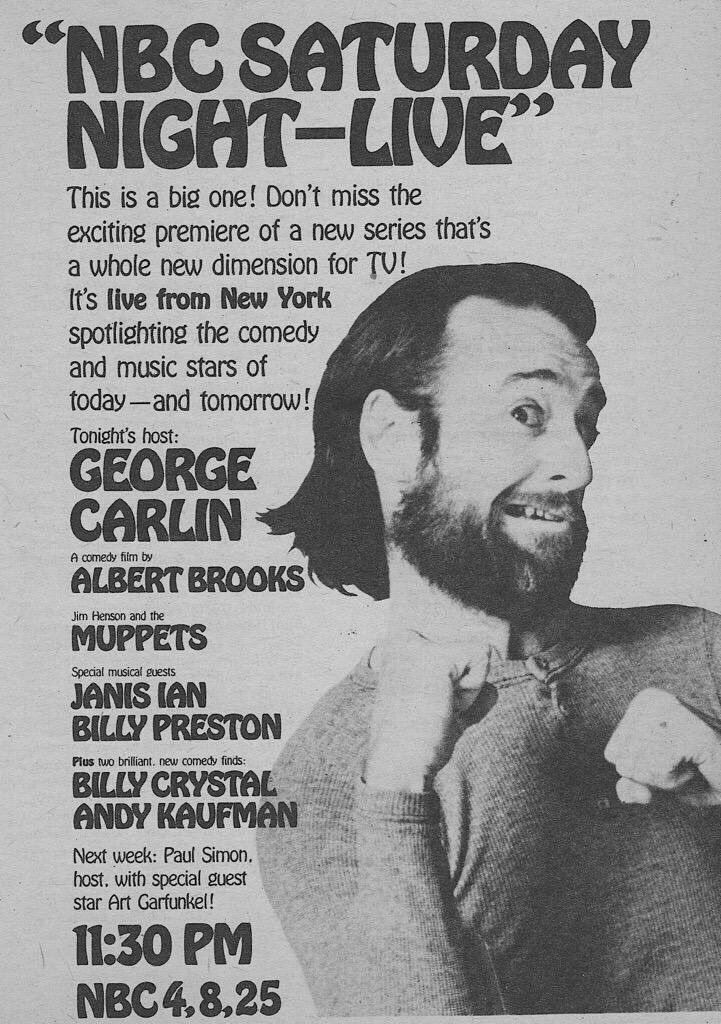 RetroNewsNow on Twitter: "📺DEBUT: 'Saturday Night Live' premiered 43 years ago tonight, October ...