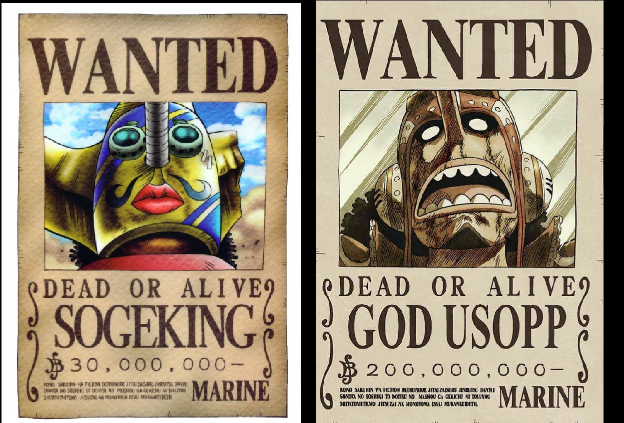 Sogeking Wanted Poster