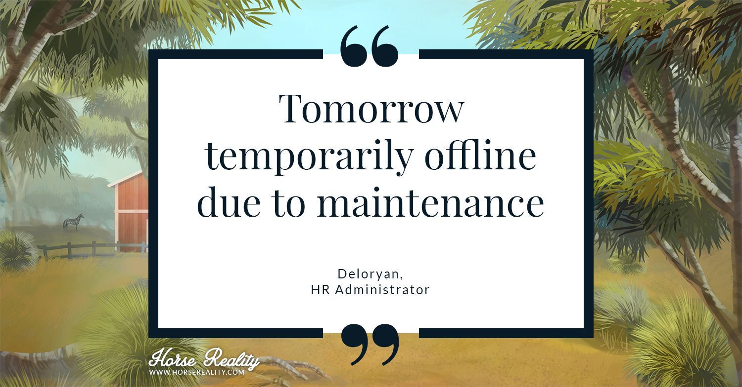 Offline Maintenance