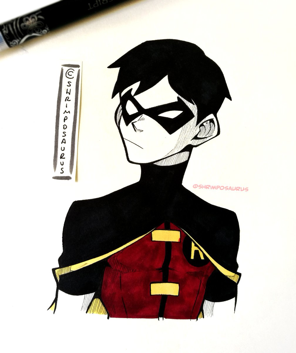 How To Draw Robin From Young Justice Step By Step