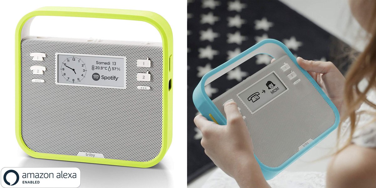 E ink display bluetooth speaker