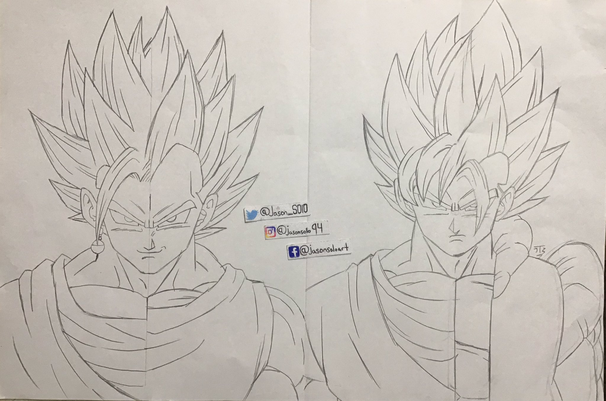 Dragon Ball Z Goku And Vegeta Fusion Vegito