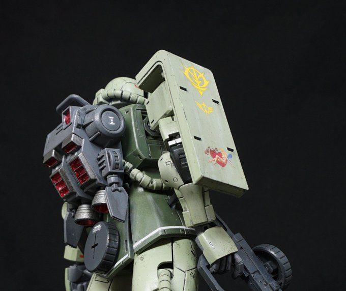 1/144 MS-06CK ZAKU HALF CANNON,MS-06-R-A1 ZAKUⅡ(Mass-produced colour ...