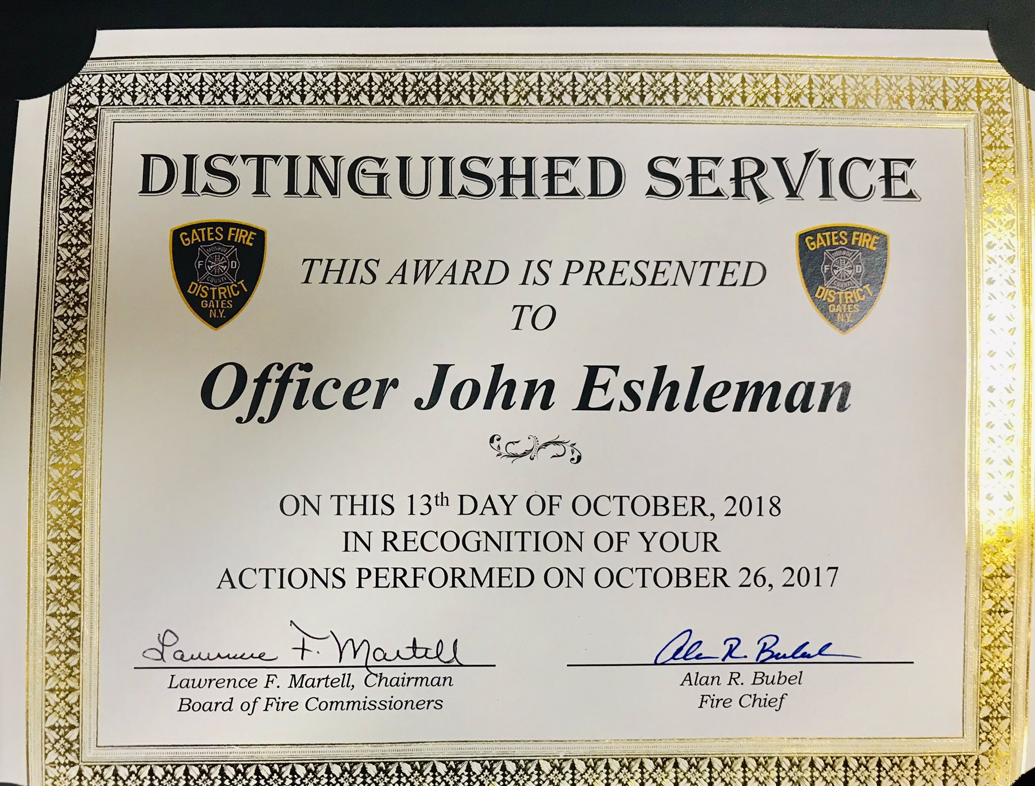 Life Saving Award Certificate Template