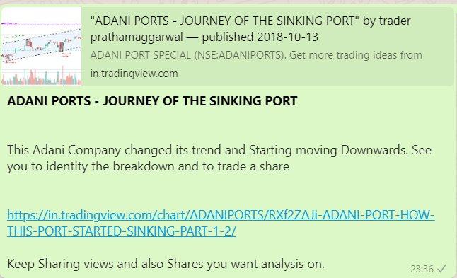 Pratham Aggarwal on Twitter: "ADANI PORTS - JOURNEY OF THE SINKING PORT How to Identity the ...