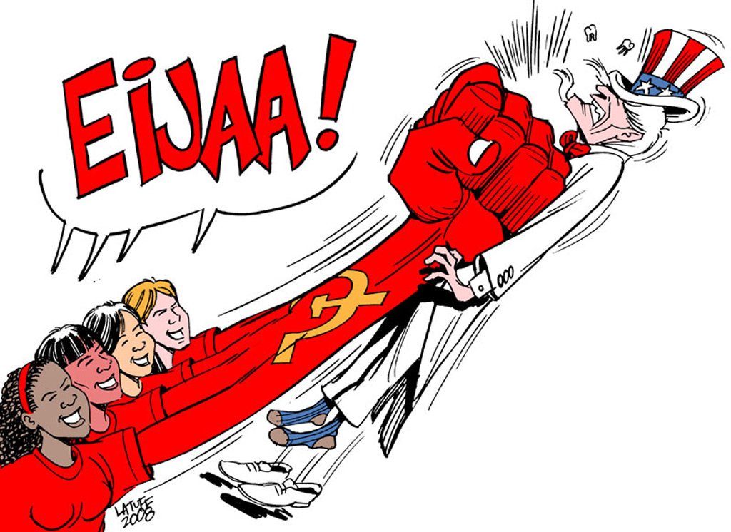 Fascism Vs Communism Cartoon