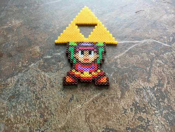Link Triforce Perler
