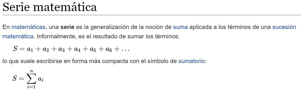 Fórmula De La Serie Geométrica Infinita