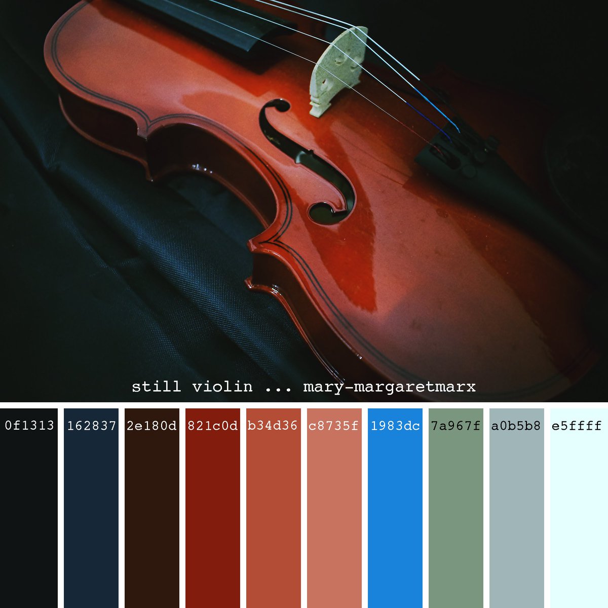 Palette With Violin