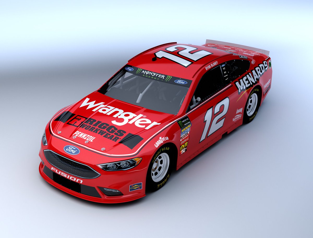 Blaney's Wrangler Riggs Ford paint scheme for Kansas Speedway this ...