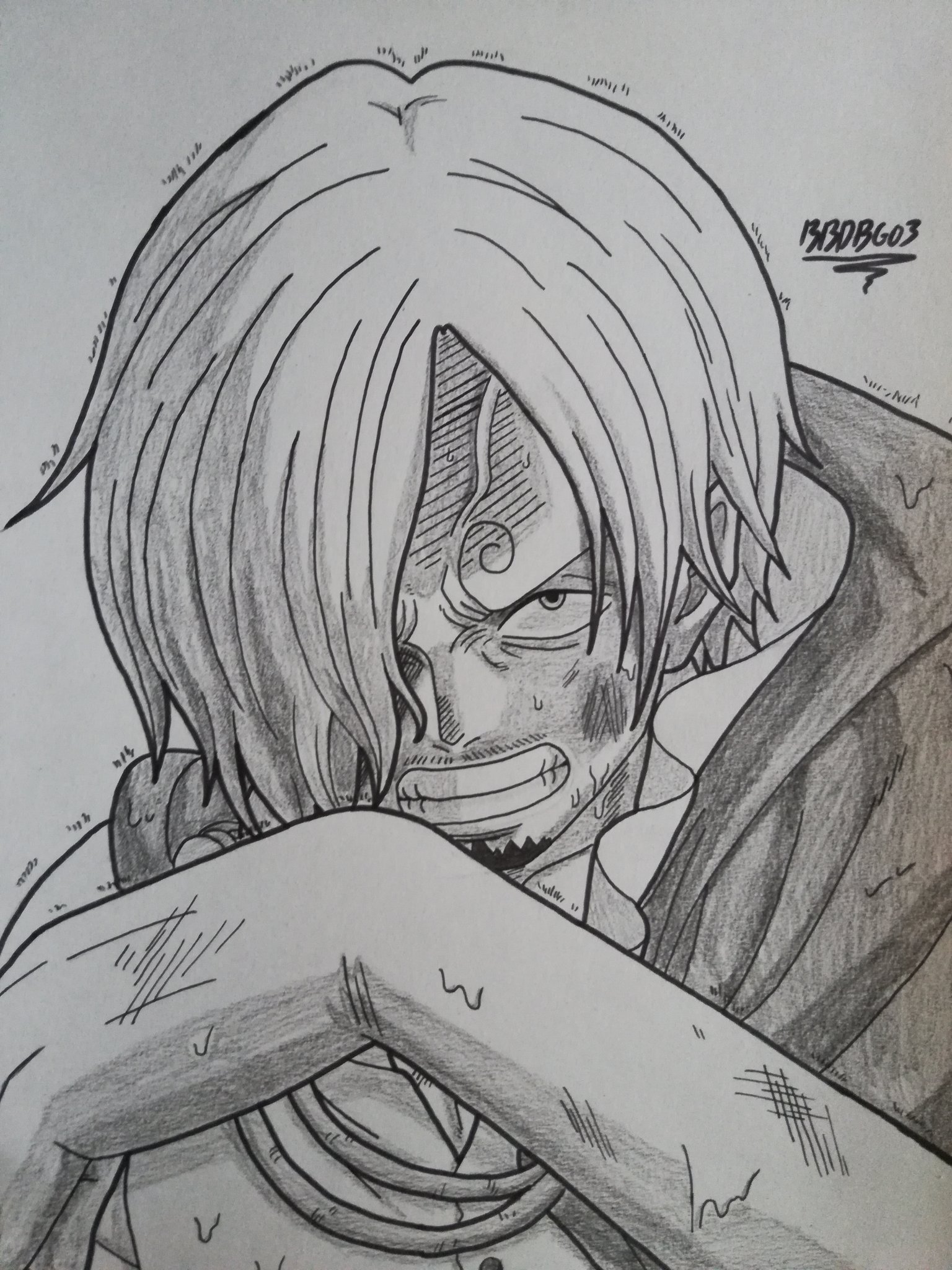 Sanji Drawing