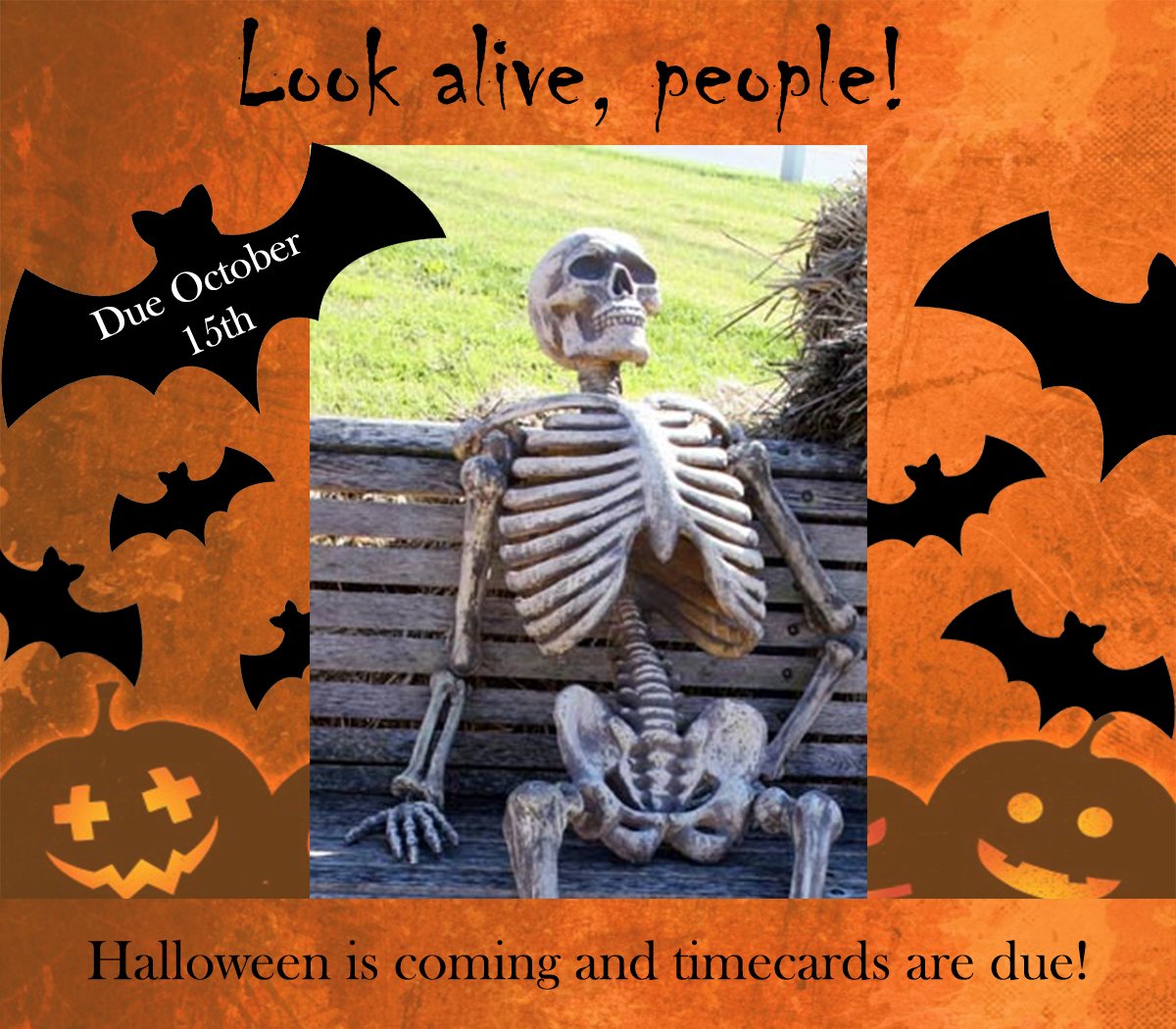 Halloween Timesheet Memes