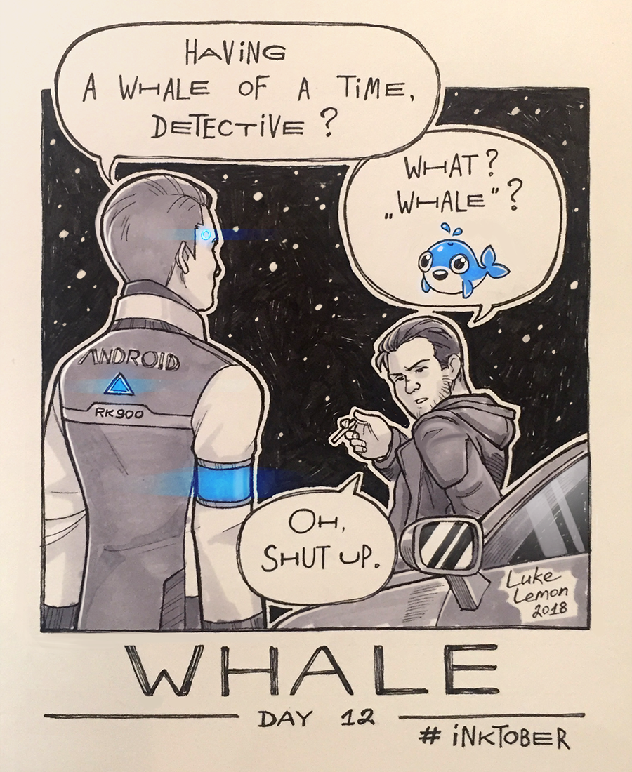 Reed900 Inktober 2018 - LukeLemon - Detroit: Become Human (Video Game ...