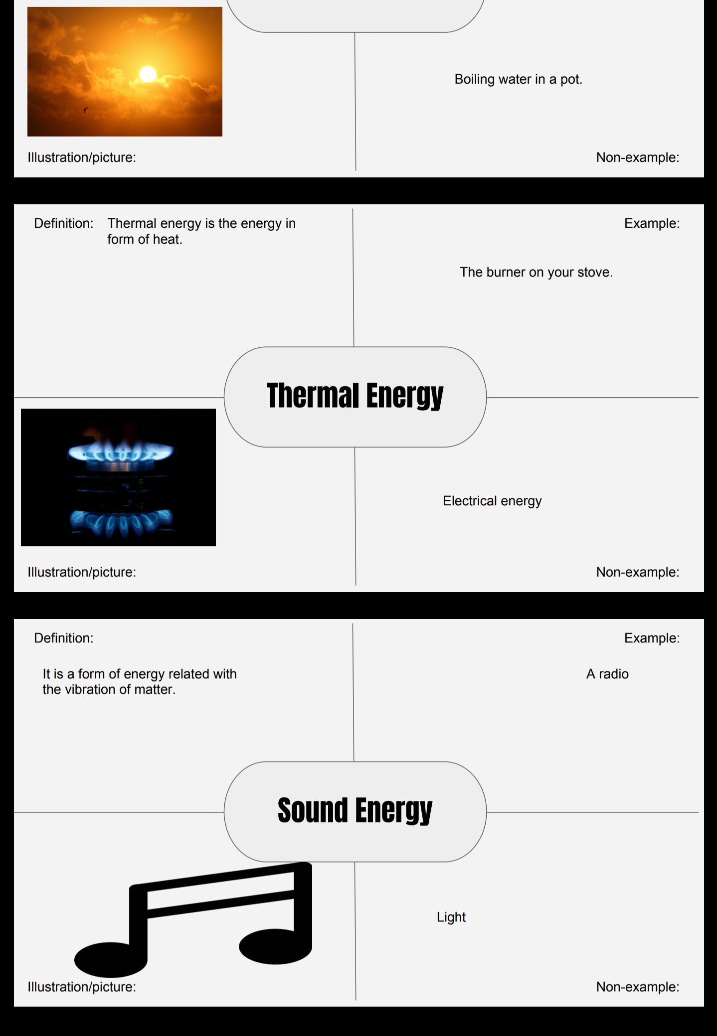 Examples Of Sound Energy