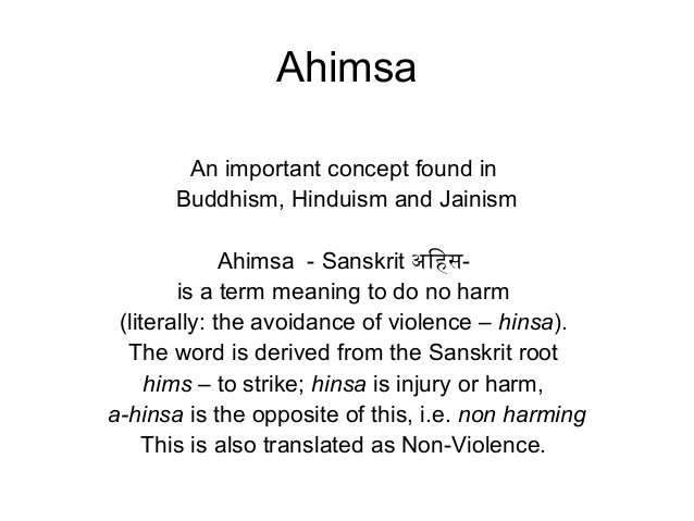 Ahimsa Hinduism