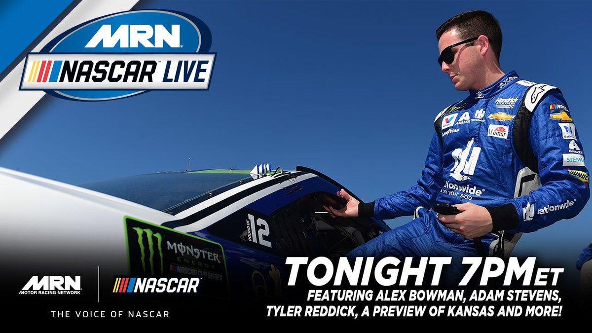Coming Up on NASCAR Live at 7pm ET Hear from MENCS driver crew chief ...