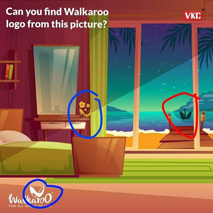 Walkaroo On Twitter: "Find Walkaroo Logo Hidden In This Picture And Put ...