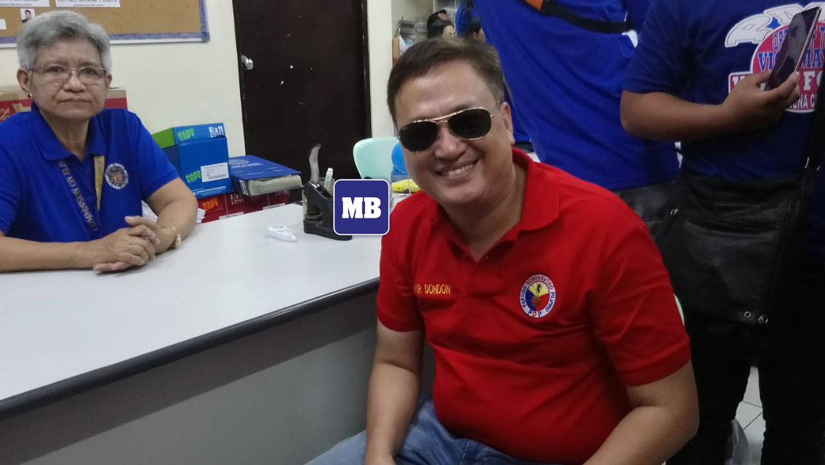 LOOK: Incumbent Lucena City mayor Roderick Alcala (PDP) files his COC ...