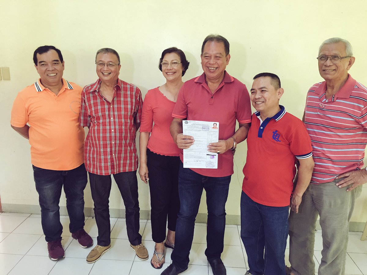 Brother of the late Sen. Raul Roco, Sulpicio “Cho” filed his COC for ...