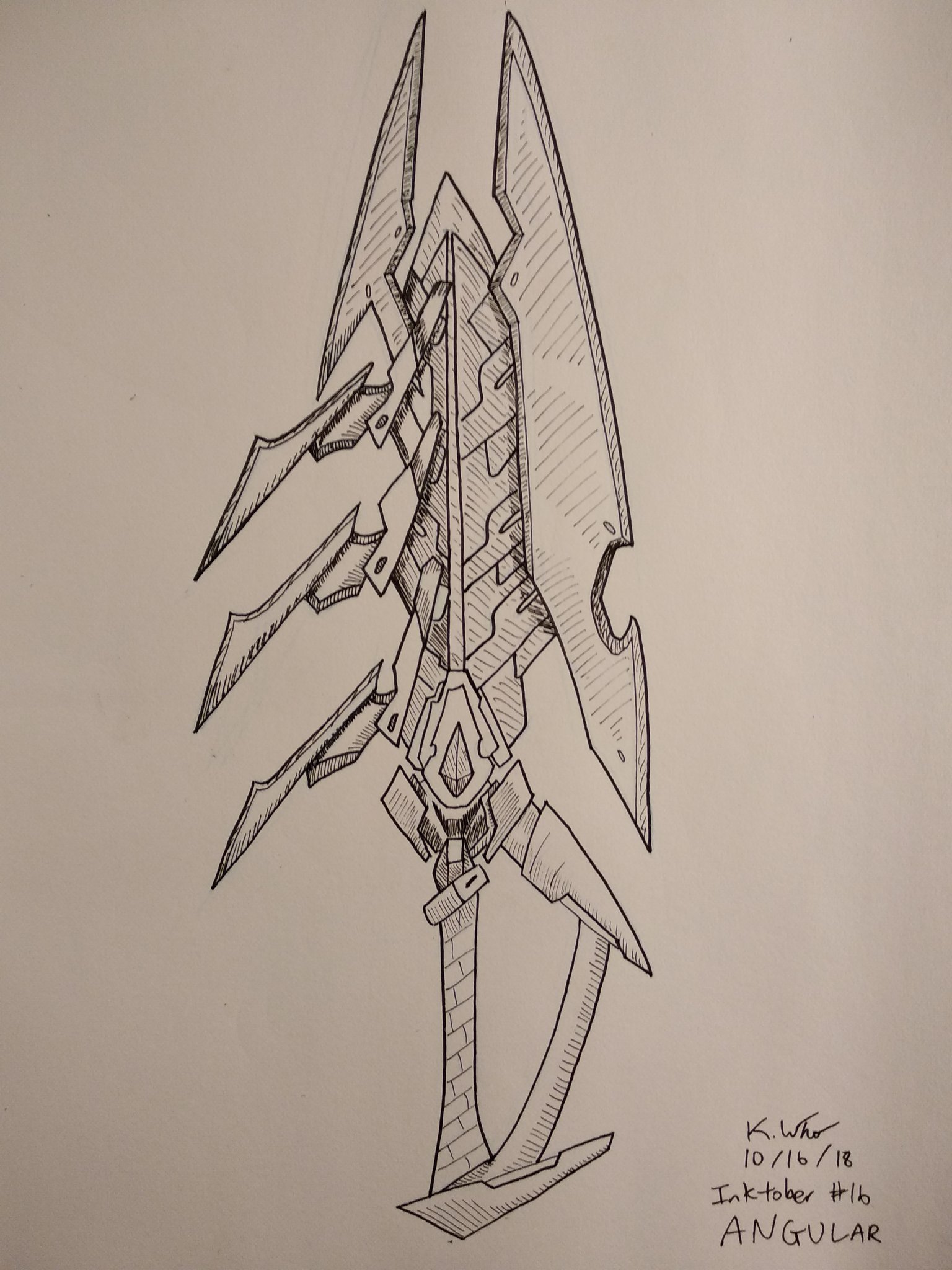 Dragon Sword Drawing Easy