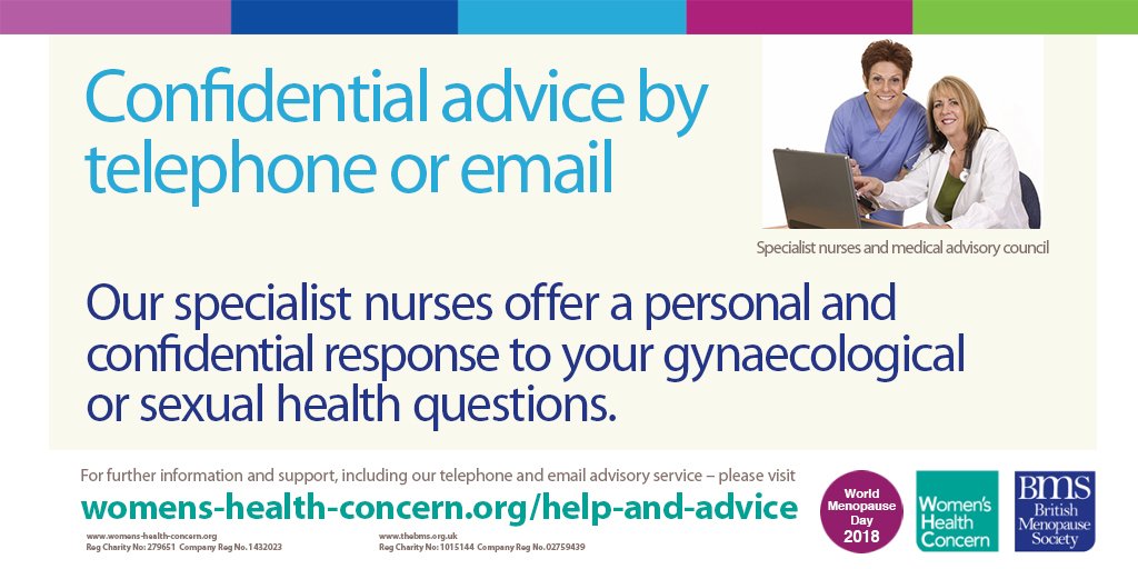 Women's Health Concern | Confidential Advice, Reassurance and Education