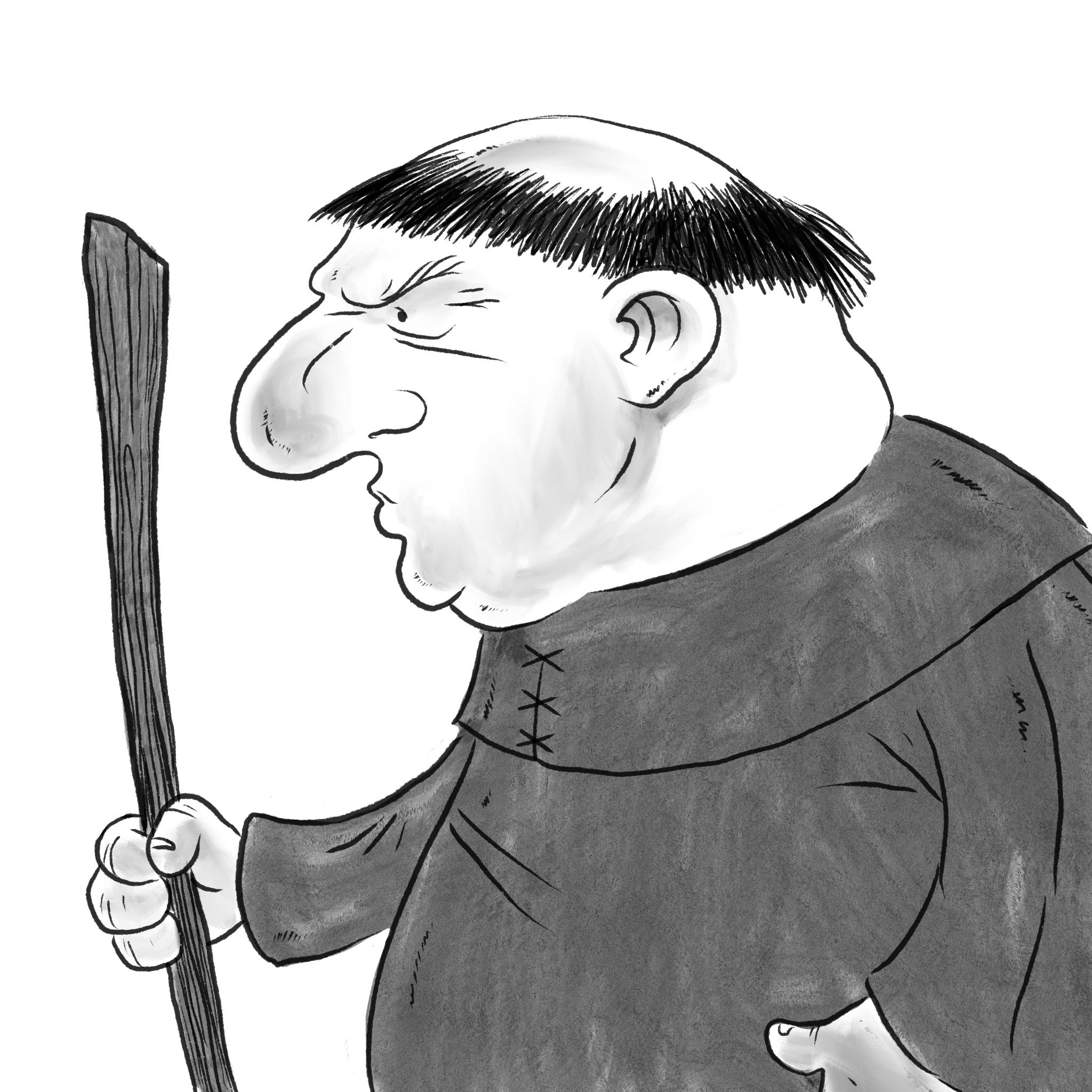 Friar Tuck Illustration