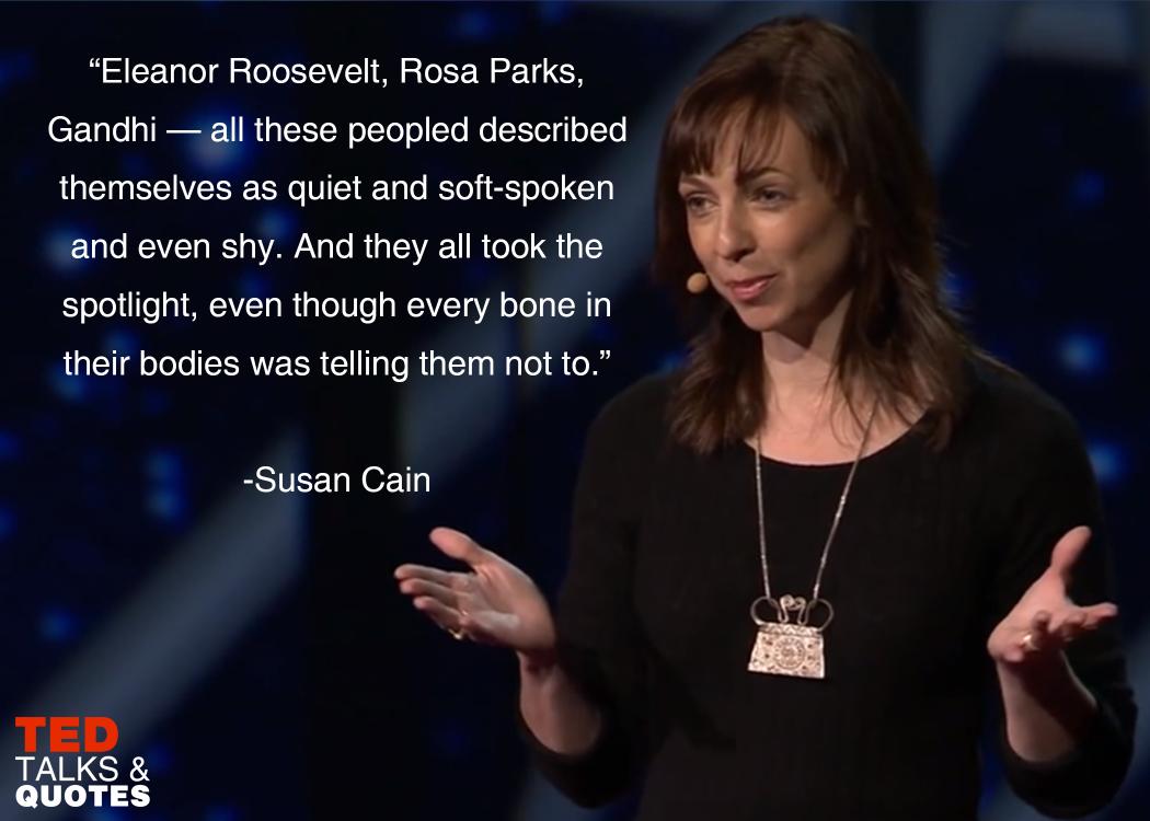 TED Talks & Quotes on Twitter: "A talk on "The power of Introverts" by ...