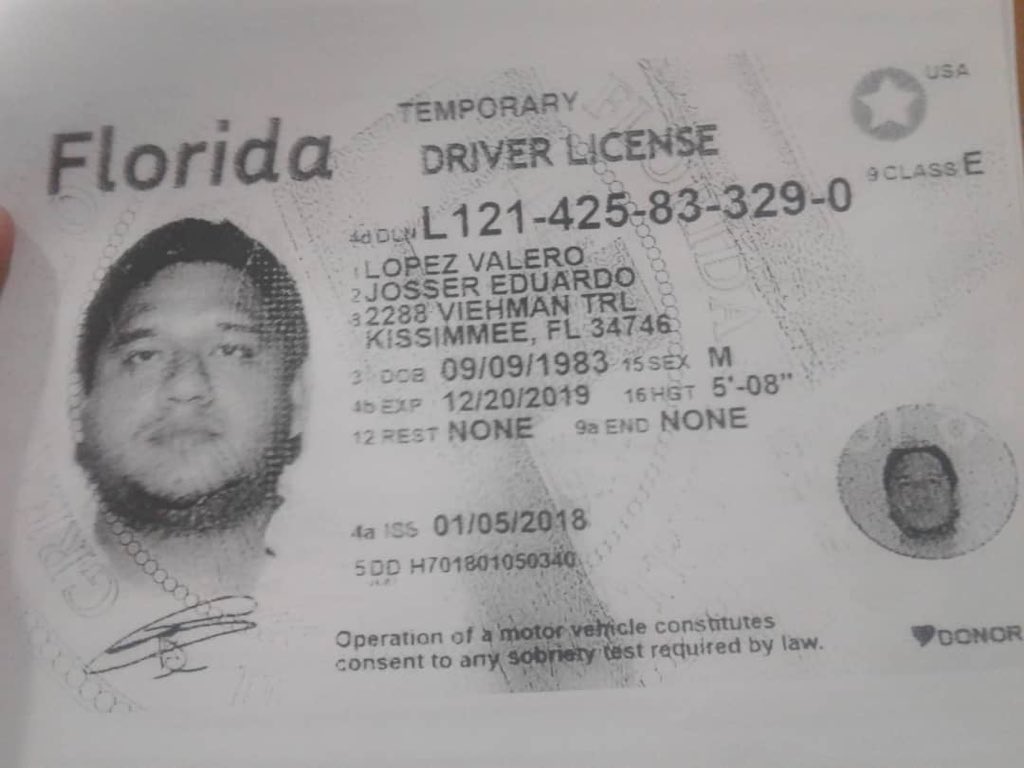 Esta es la tarjeta de Josser Eduardo López Valero, socio de Julio Vélez ...