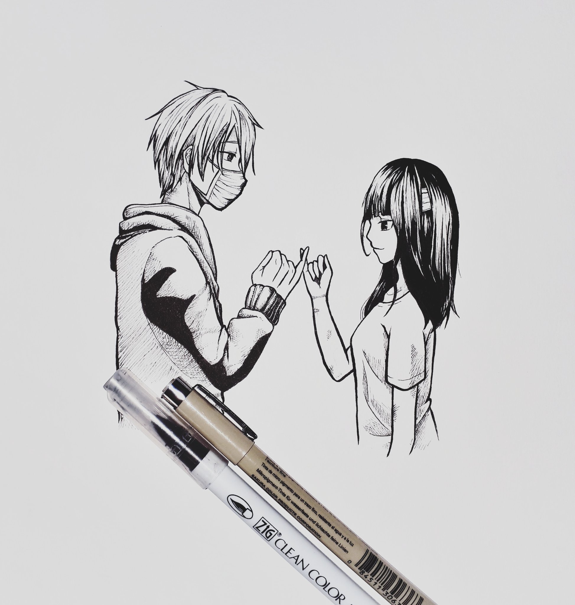 Easy Anime Couples Drawings In Pencil