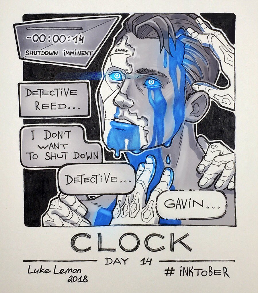 Reed900 Inktober 2018 - LukeLemon - Detroit: Become Human (Video Game ...