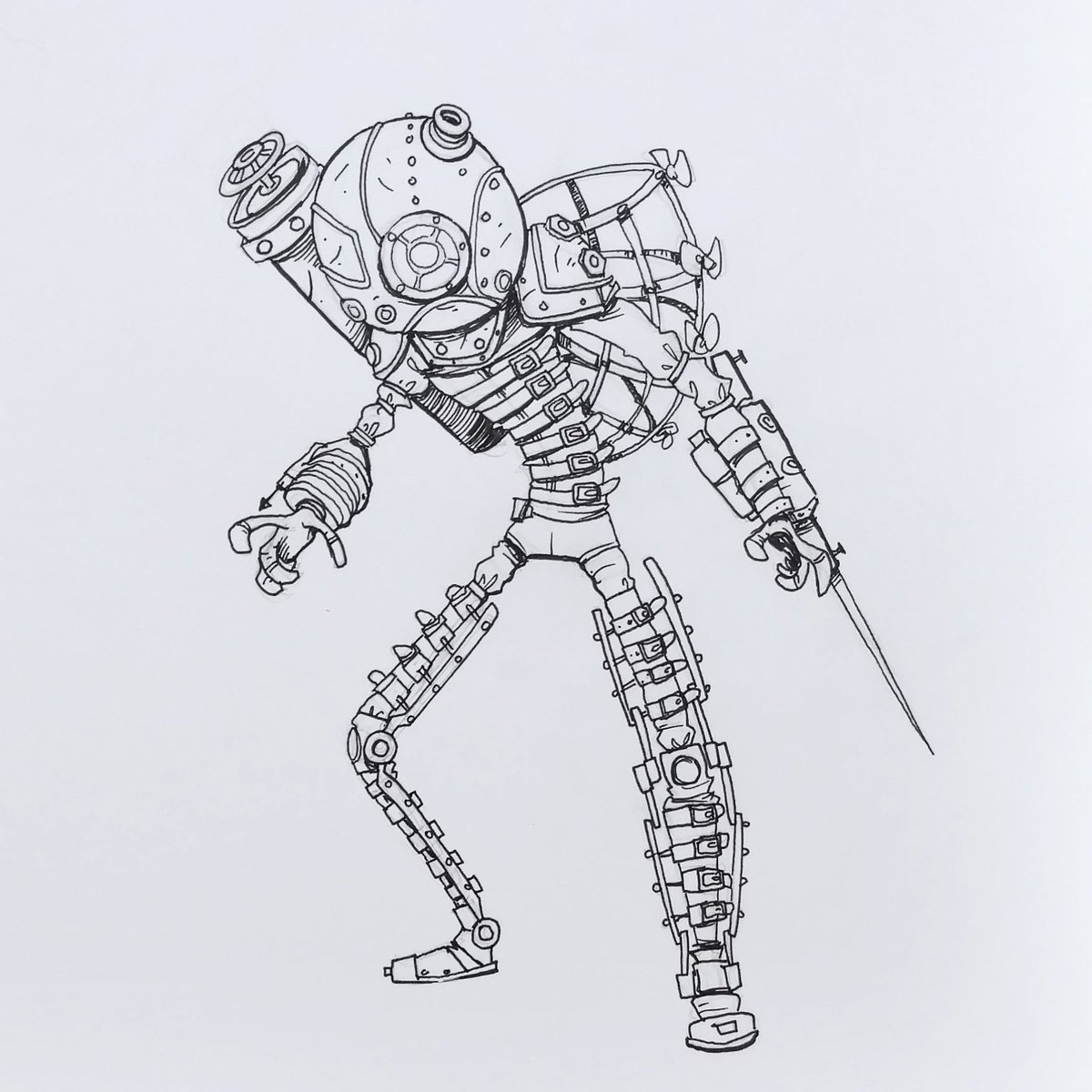 Bioshock Little Sister Drawing