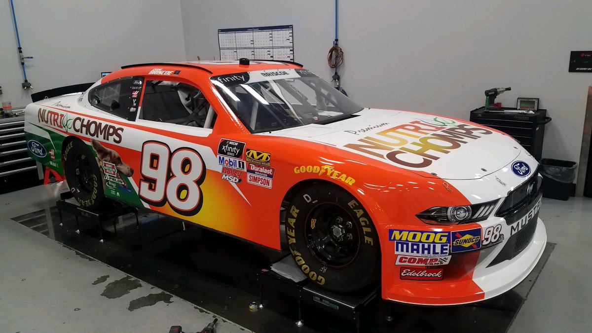 Nutri Chomps back on the Stewart-Haas Racing #98 Ford this weekend for ...