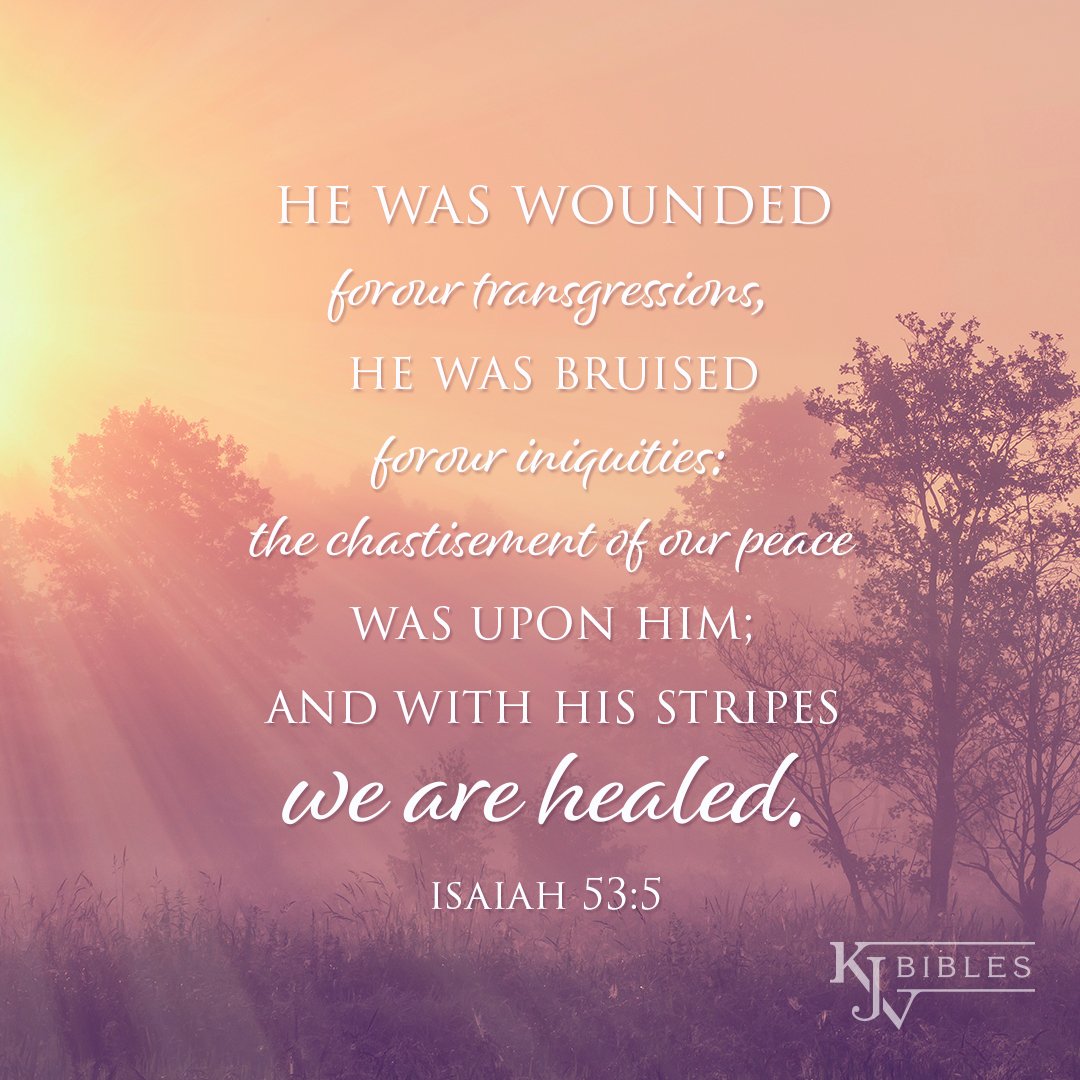 Isaiah 53 5 Kjv