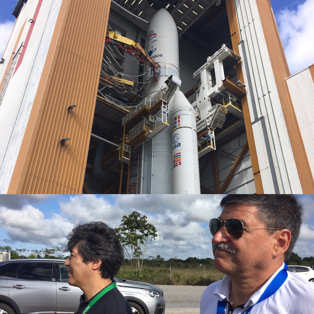 philippe willekens on Twitter: "« Unbelievable moment » said U. Reininghaus from @esa and H ...