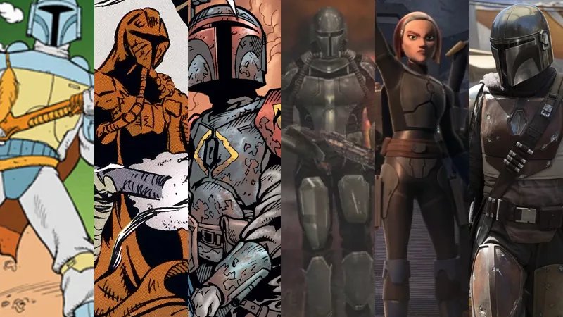 A guide to the evolution of the mandalorians across decades of star ...