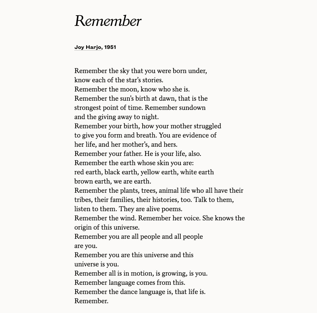 Poets.org on Twitter: "Remember the sky that you were born under, know ...