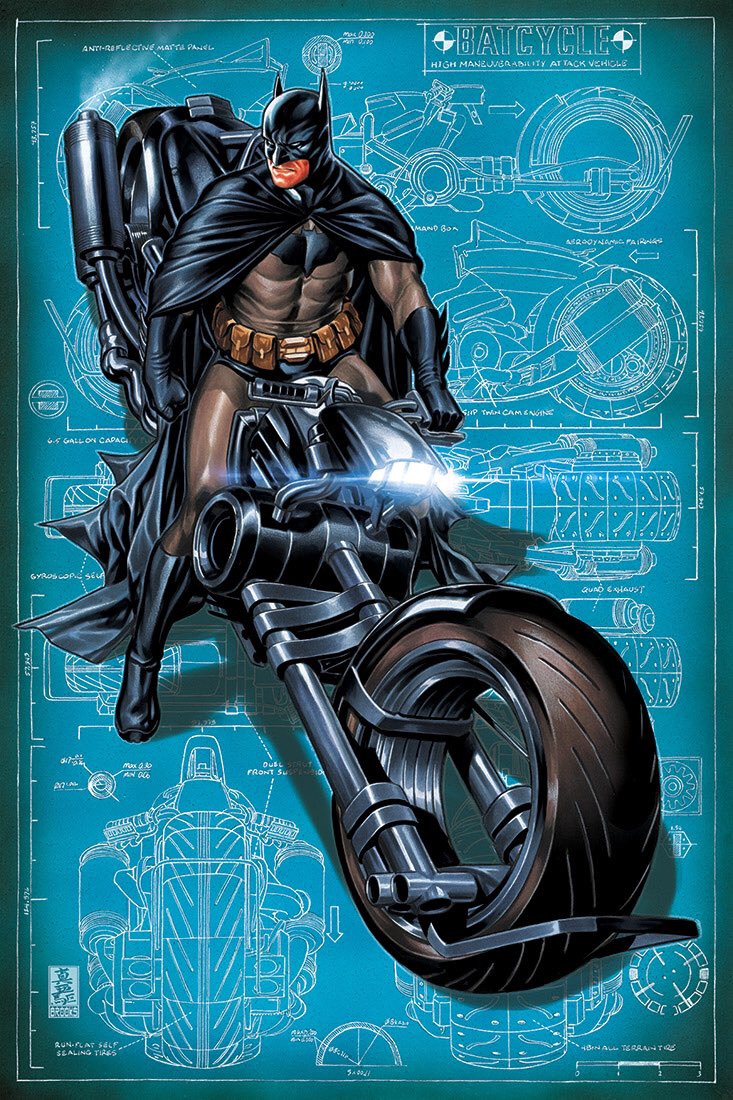 Batcycle Blueprints