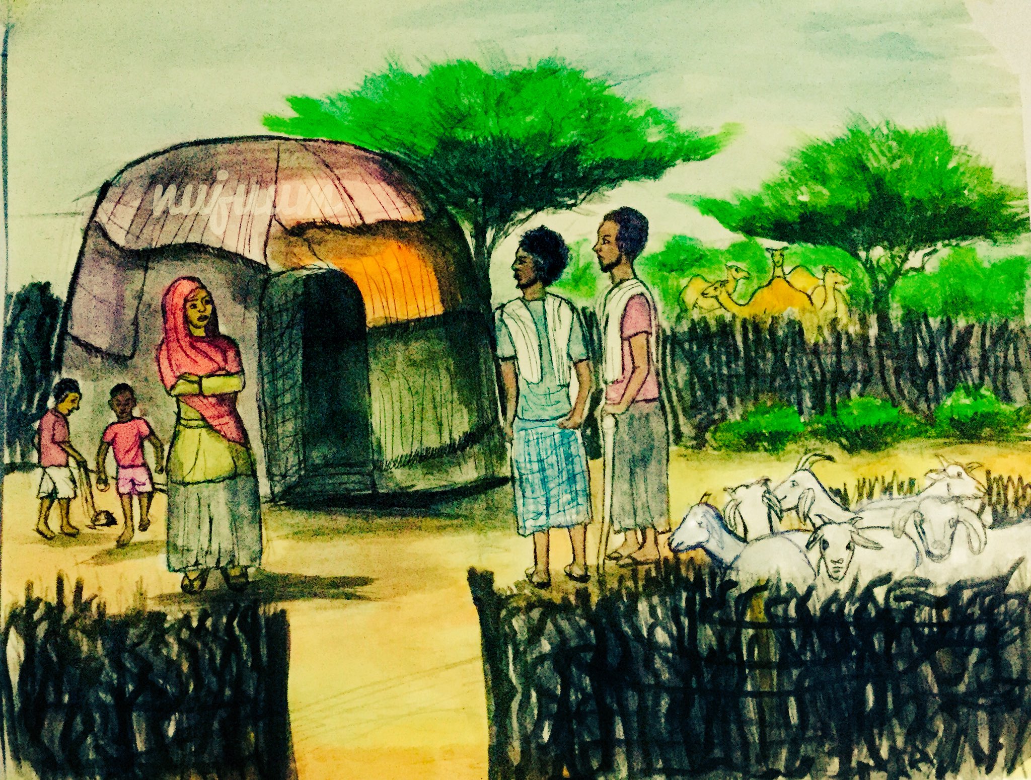 Nomadic Life Drawing