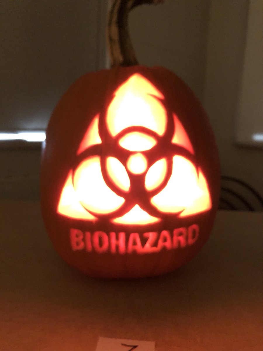 Lab Pumpkin Stencil