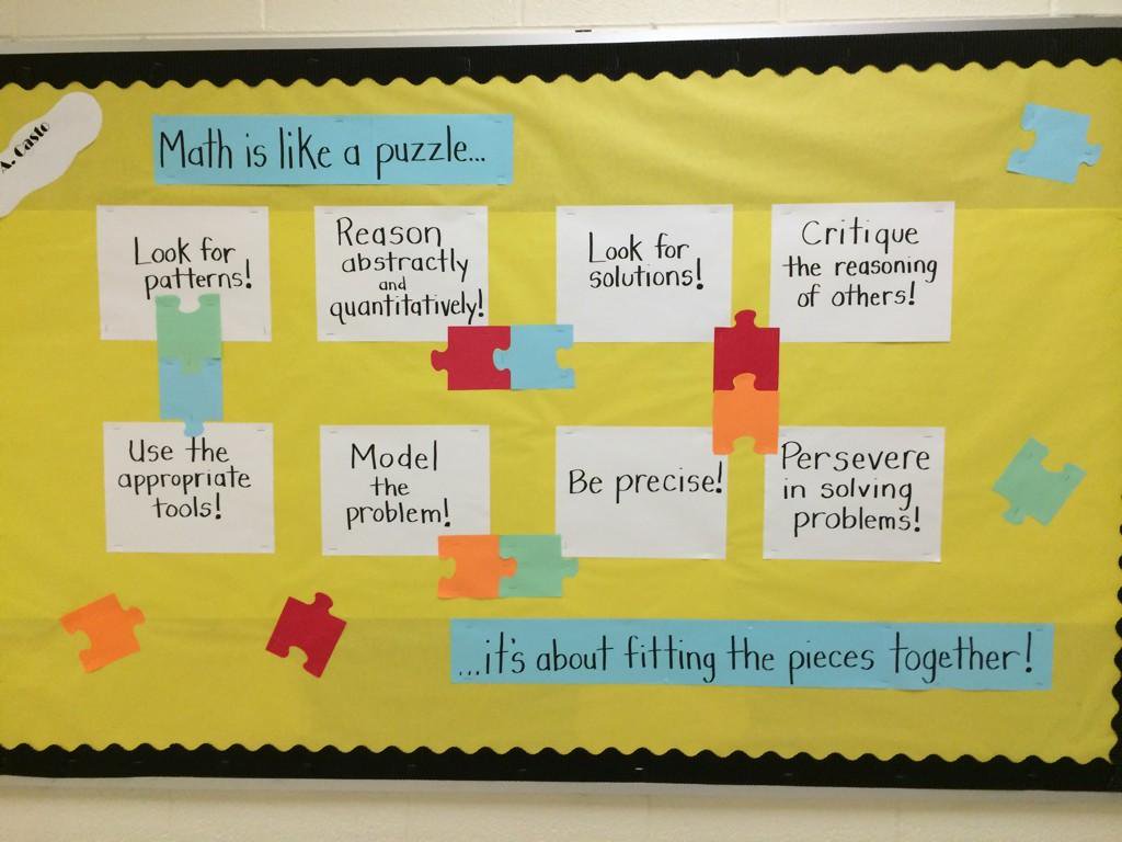 Math Puzzle Pieces