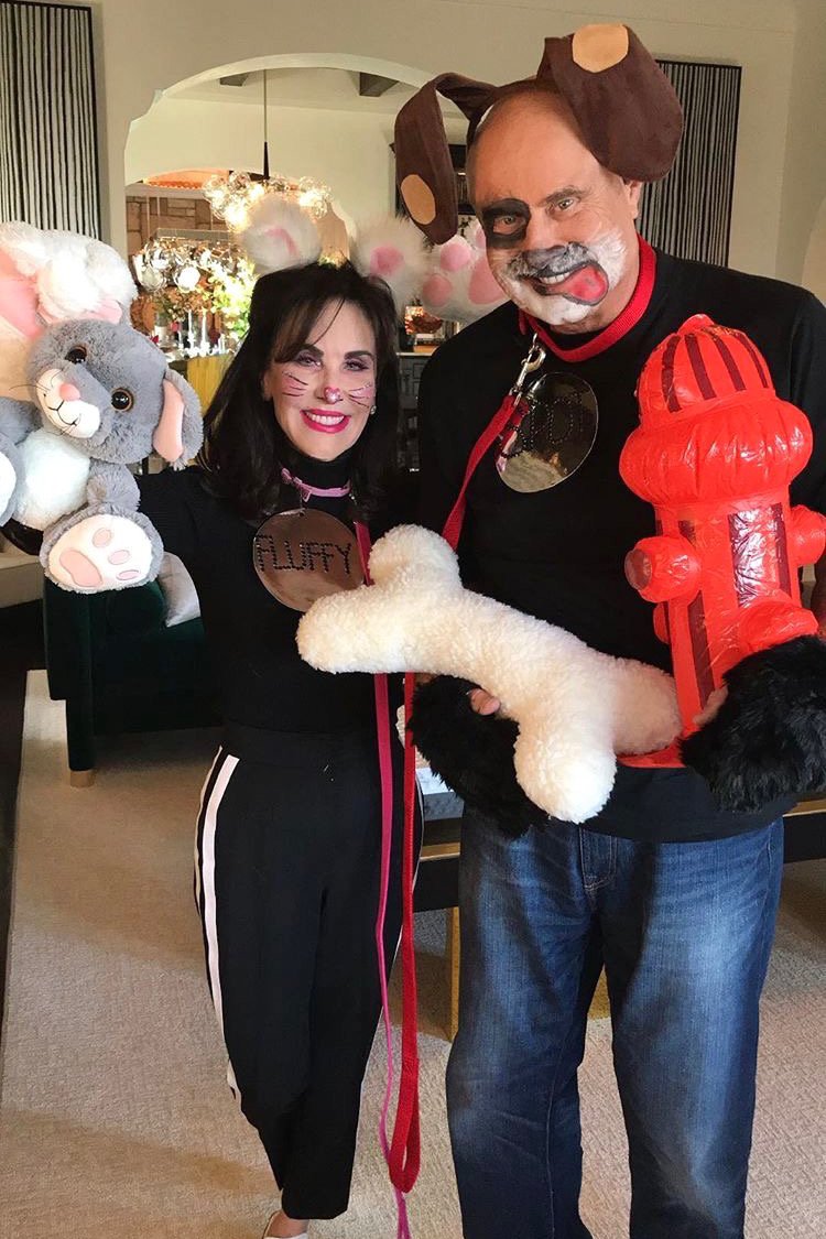 Avery and London wanted us to be a cat and dog for #Halloween and what ...