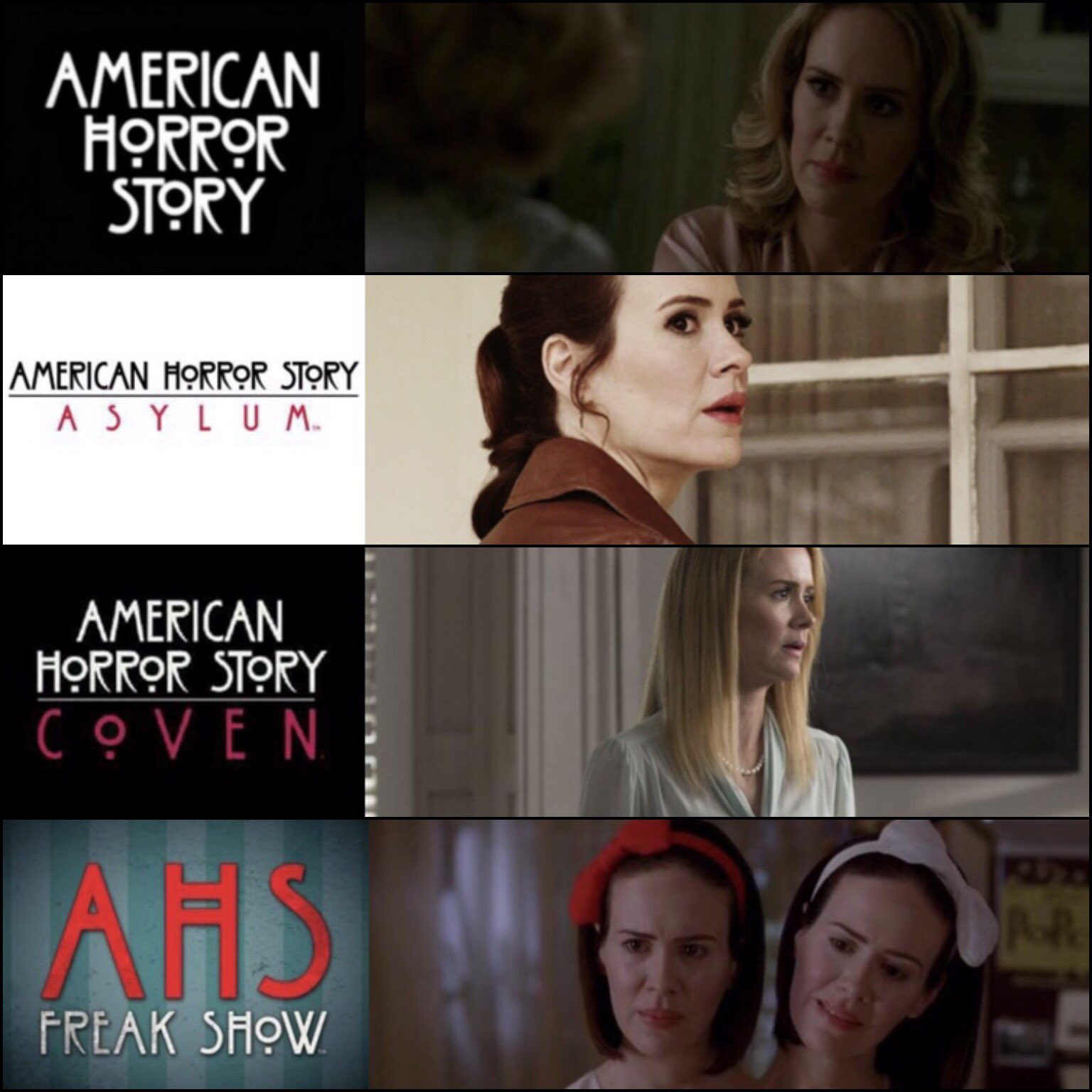 American Horror Source on Twitter: "Sarah Paulson in ‘American Horror Story’. (2011-2018) # ...