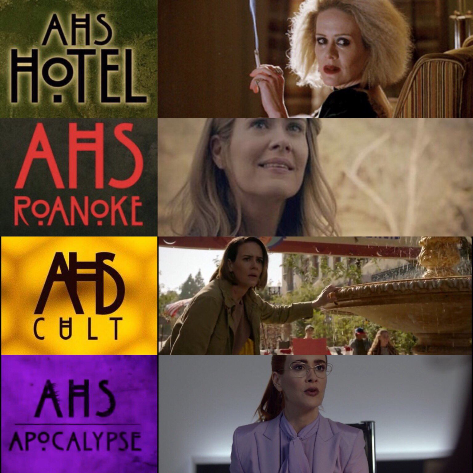 American Horror Source on Twitter: "Sarah Paulson in ‘American Horror Story’. (2011-2018) # ...