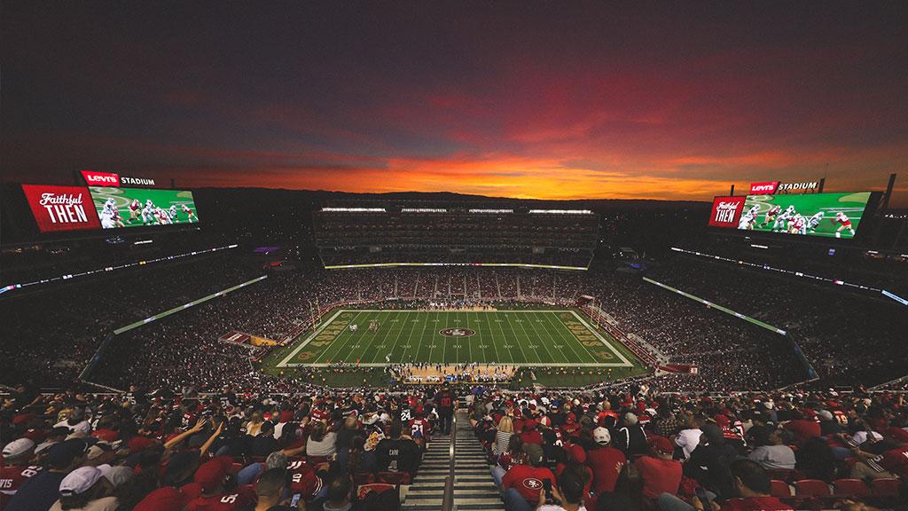 Texas Tech Football Stadium Sunset