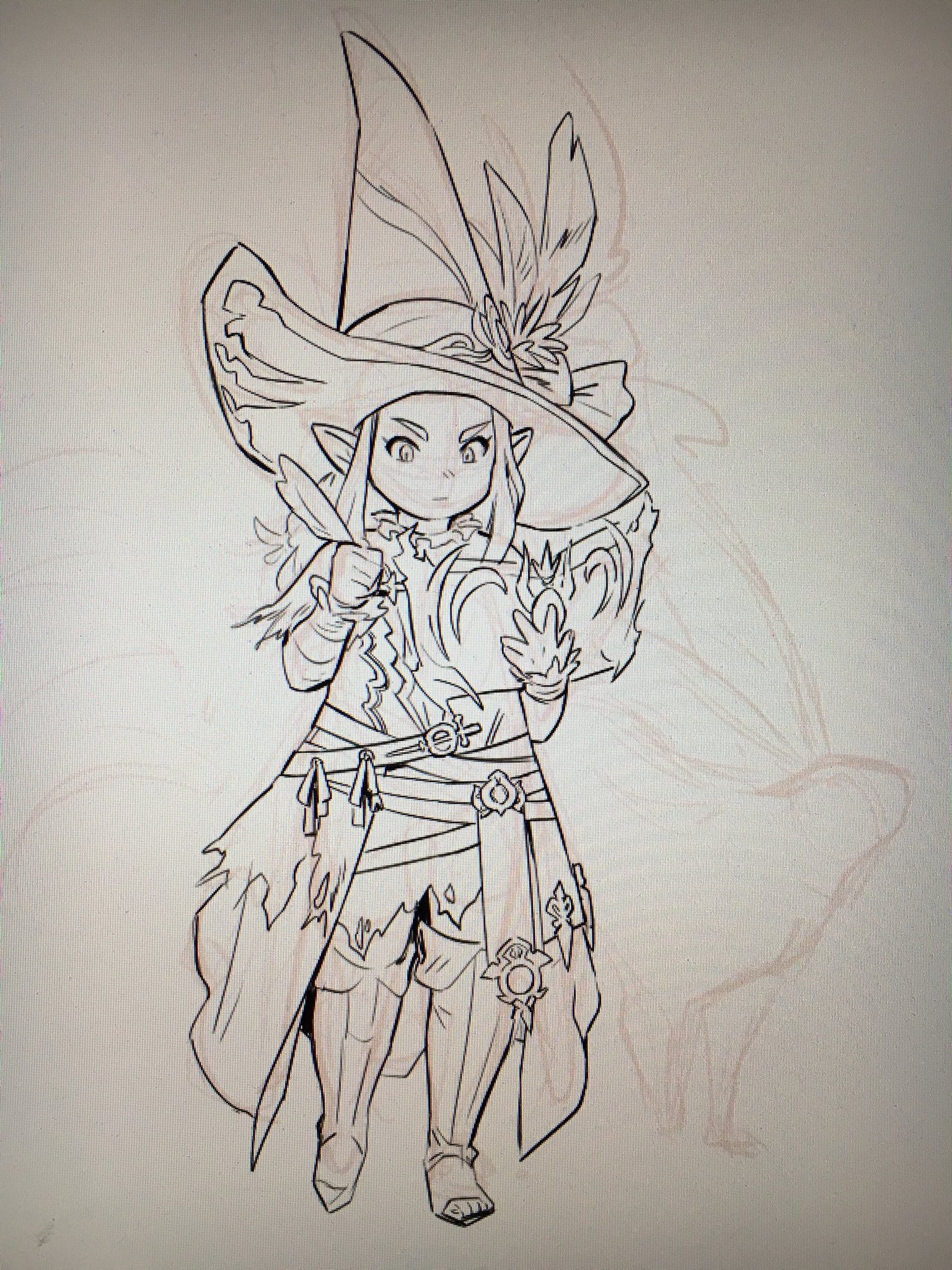 Fantasy Armor Drawing