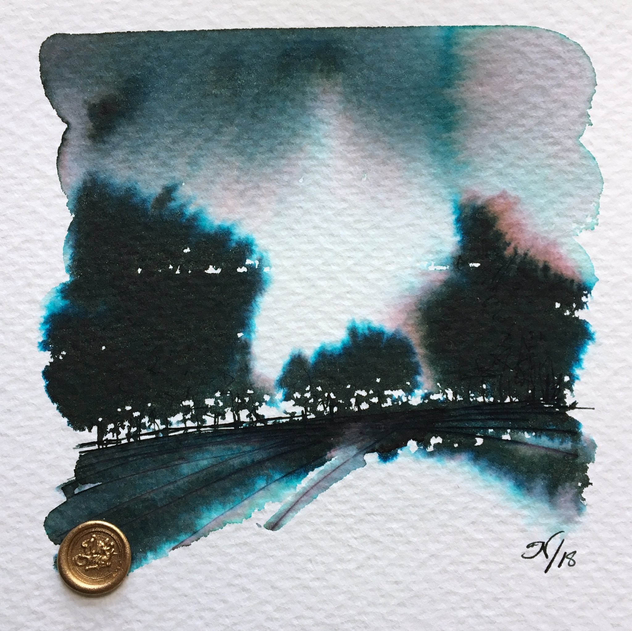 Ink Chromatography Art