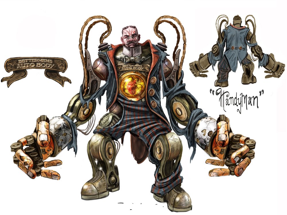 Bioshock Infinite Concept Art Fireman