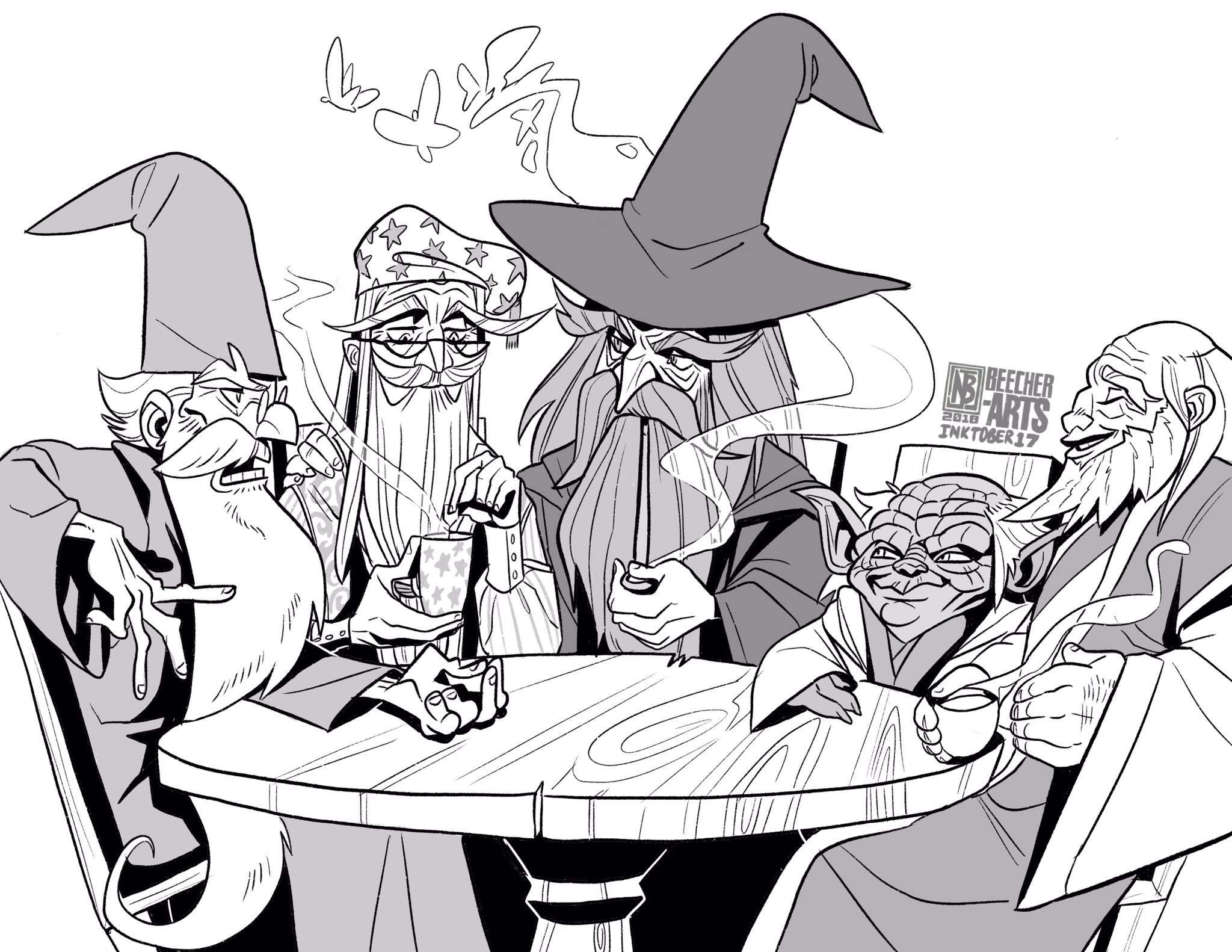 Dumbledore Vs Gandalf Vs Merlin