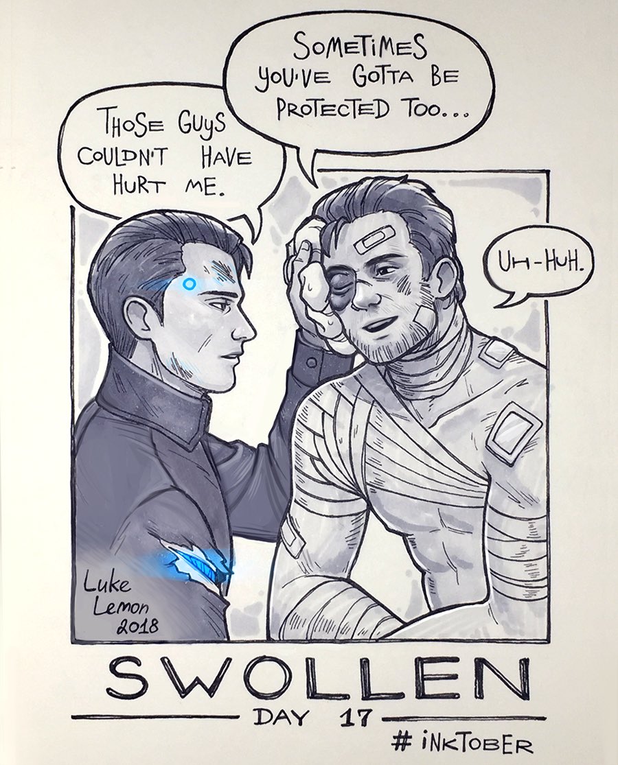 Reed900 Inktober 2018 - LukeLemon - Detroit: Become Human (Video Game ...